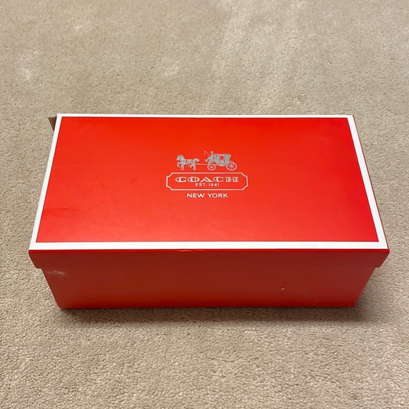 Coach | Other | Coach Empty Shoe Box With Dust Cover | Poshmark